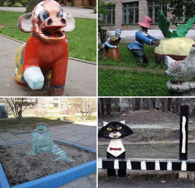 The worst playgrounds ever (37 pics)