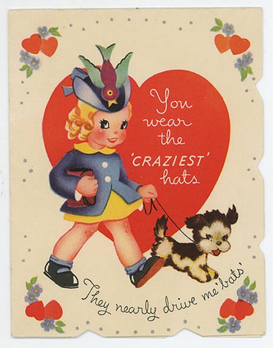 Vintage Valentine Cards With Funny Messages 15 Pics 