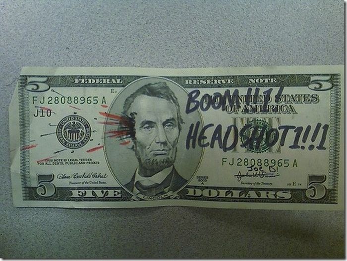 Best Examples Of Defacing Money 30 Pics Best Examples Of Defacing Money 30 Pics