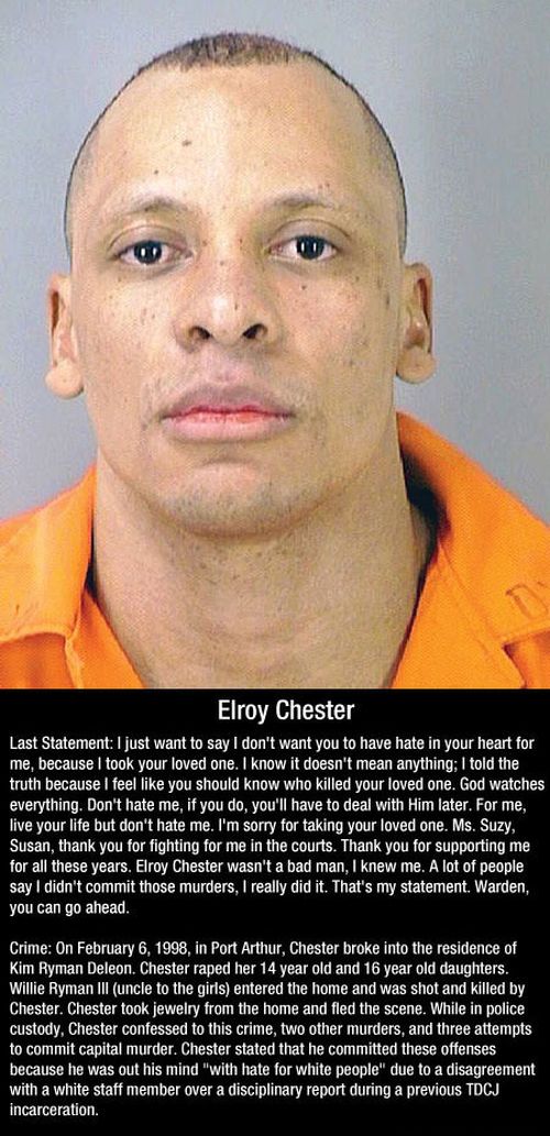 Last Words Of Death Row Inmates 10 Pics 
