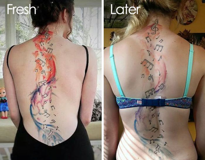 Pictures That Reveal How Tattoos Age Over Time 28 Pics Pictures That Reveal How Tattoos Age Over Time 28 Pics